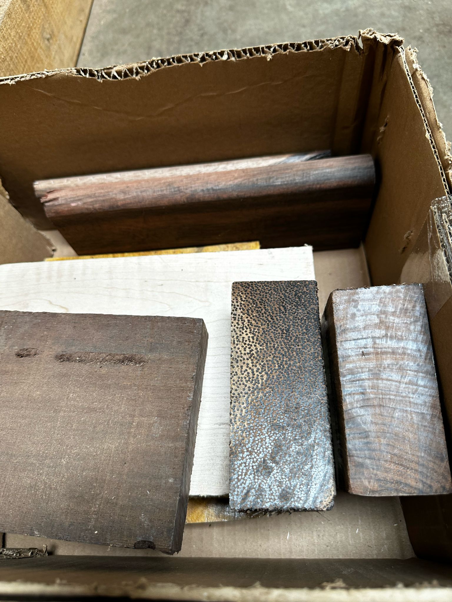 8/4 Mixed Hardwood Project Box – California Exotic Hardwoods
